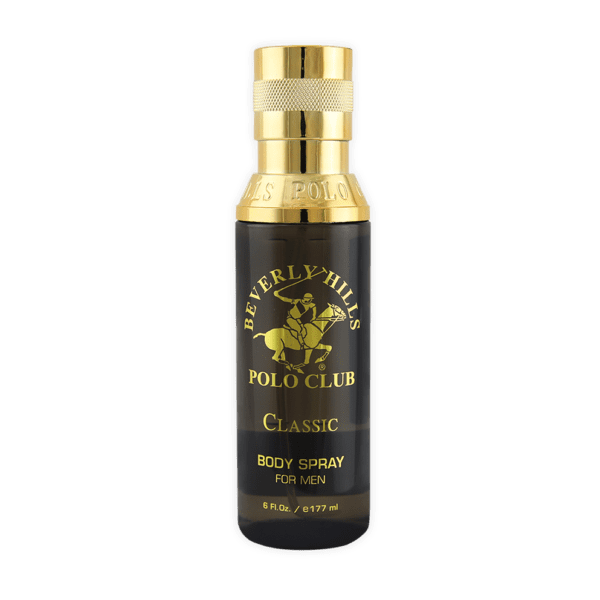 Beverly Hills Polo Club Classic Men's Body Spray | Timeless Scent